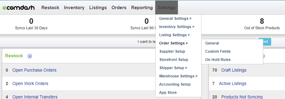 Cancellation Rules – ecomdash support