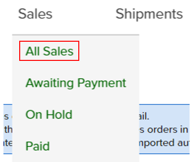 Sales Order Screens – ecomdash support